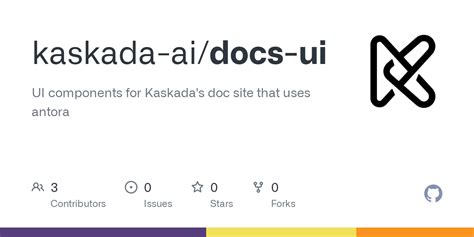 Github Kaskada Aidocs Ui Ui Components For Kaskadas Doc Site That Uses Antora