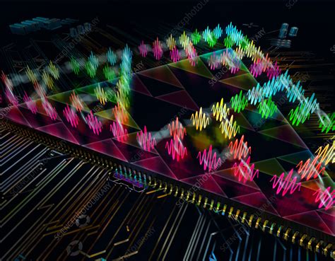 Photonic Computing Conceptual Illustration Stock Image C059 9827