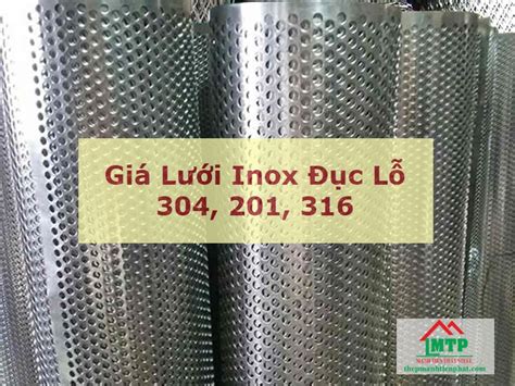 Lưới Inox Đục Lỗ Tròn Vuông Lục Giác Inox