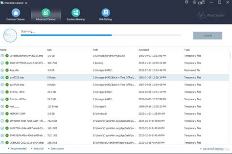 Downloaden Wise Disk Cleaner 11 2 7 Voor Windows