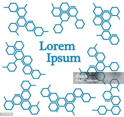 분자 구조 로고 또는 생물학 모델 기호 벡터입니다 구조 분자 실험실에 대 한 로고 분자의 일러스트와 로고의 설정 0명에 대한 스톡 벡터 아트 및 기타 이미지 Istock