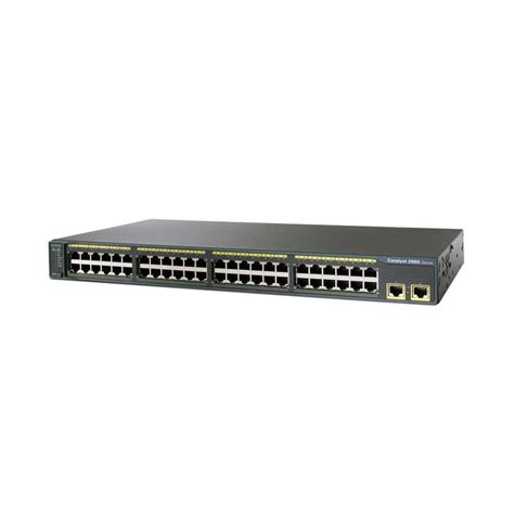 Reef Telecom Cisco Catalyst C2960 Series 48 Port 10 100 Gigabit Switch Ws C2960 48tt L