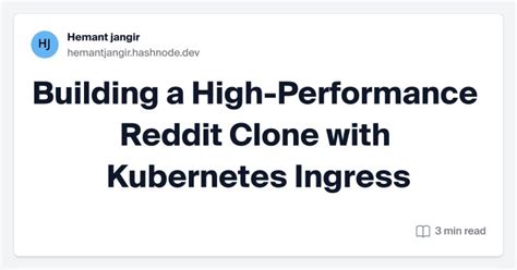 Hemant Jangir On Linkedin Building A High Performance Reddit Clone