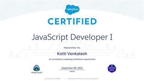 Venkatesh Kotti On Linkedin Salesforcecertified Lightningwebcomponents Javascriptdeveloper