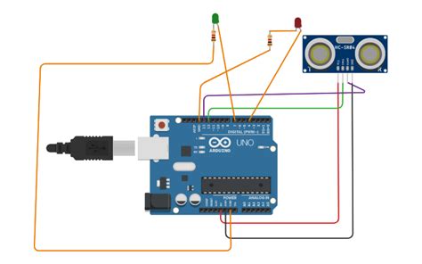 Circuit Design Jose Luis Hernandez Sensor Ultrasónico Con Arduino Tinkercad