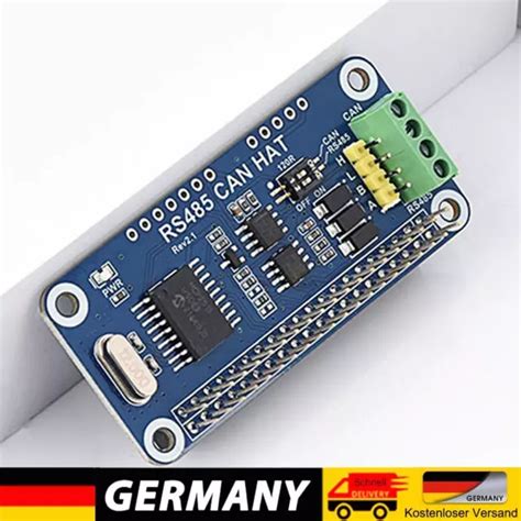 rs485 can hat rs485 spi can bus module for raspberry pi series boards £