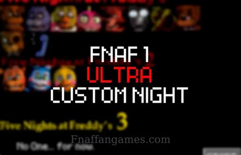 Five Nights At Freddys 1 Ultra Custom Night Update Free Download