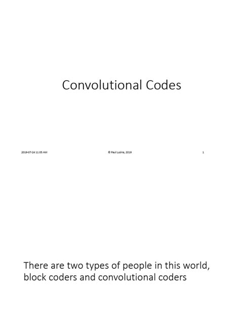 Ecevsp L04b Convolution Codes Examples Pdf