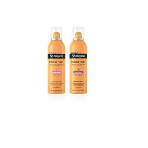 Neutrogena Micromist Aerosol Sunless Tanning Spray Medium Intensity 5