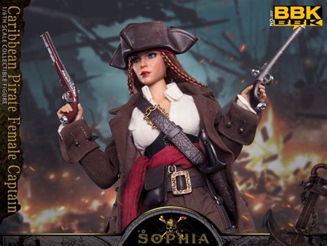 Caribbean Pirate Female Captain Sophia Bbk Machinegun