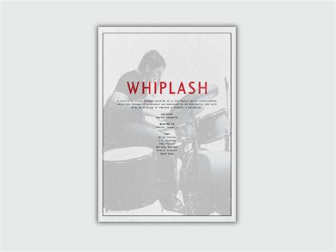 Whiplash Scriptscreenplay Etsy