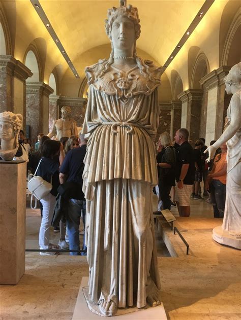 Athena Louvre Louvre Greek Statue Statue