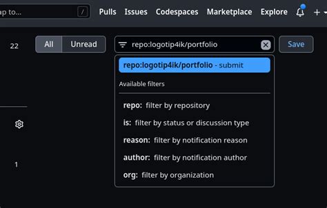 Search Check How Clean Githubs Notification Filters Look Our Search Box Isnt Even Close