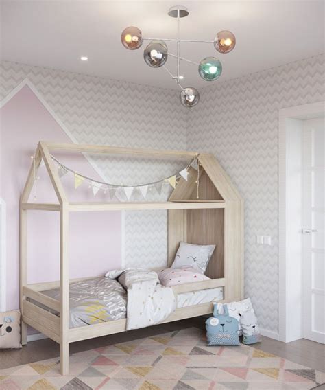 Светлая детская для девочки Проект студии Артхаус Детская для девочки Детская комната для