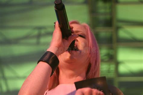 Garbage In Concert At Central Park Summerstage In New York Editorial