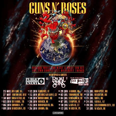 Guns N Roses Announce 2025 World Tour