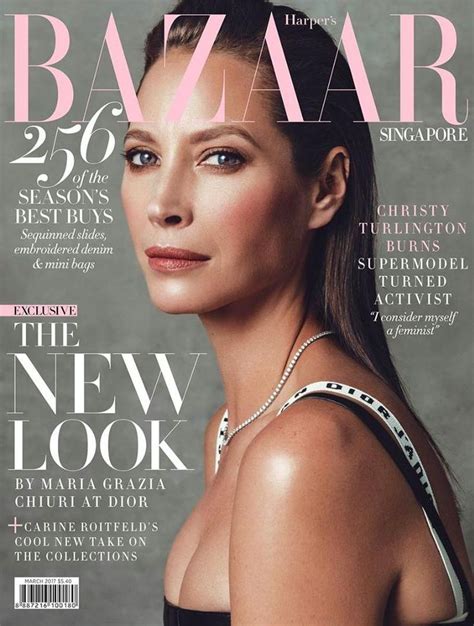Christy Turlington By Norman Jean Roy Harpers Bazaar Singapore March