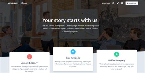 8 Best Nextjs Tailwind Landing Page Templates To Check Out Hubpages