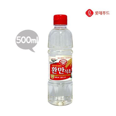 Jual Lotte Delga Hwanman Vinegar Cuka Asli Korea 500ml Shopee Indonesia