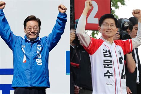 격차 줄었다” 이재명·김문수 지지율 확인해 봤더니