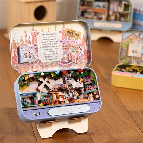 민화샵 민화샵 틴케이스 미니어처 하우스 만들기 세트 6종 위시버킷