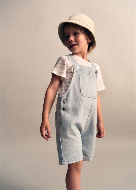 Denim Jumpsuit Shorts