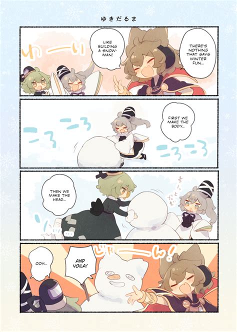 Winter Fun By Ashiyu R Touhou