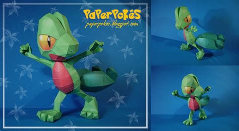 PaperPokés Pokémon Papercraft TREECKO
