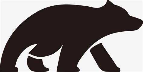 черный медведь чёрный силуэт медведя медведь Png медведь клипарт черно белый Силуэт