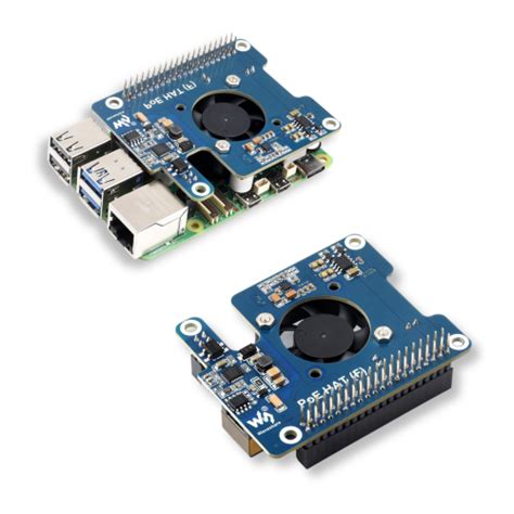 Mikrobot Power Over Ethernet HAT D Power Network Overlay For Raspberry Pi