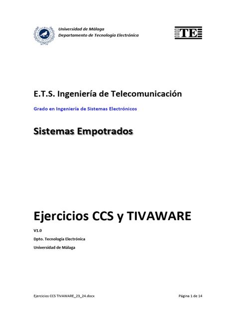 Ejercicios Ccs Tivaware2324 Pdf