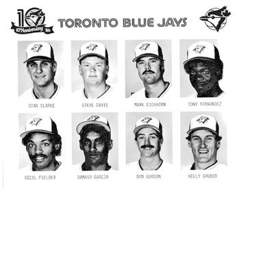 1986 Toronto Blue Jays Team Set Of Publicity Photos Ebay