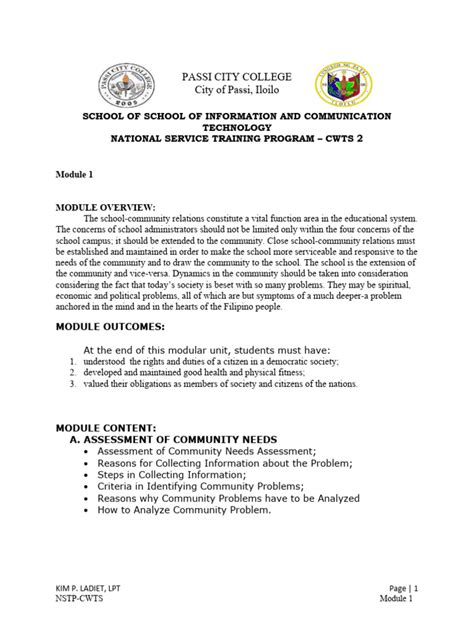 Module 1 Cwts 2 Download Free Pdf Information Cognition