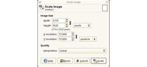 Digital Image Resizing With The Gimp