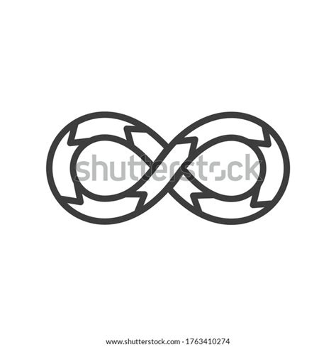 Development Operations Life Cycle Devops Icon Stock Vector Royalty