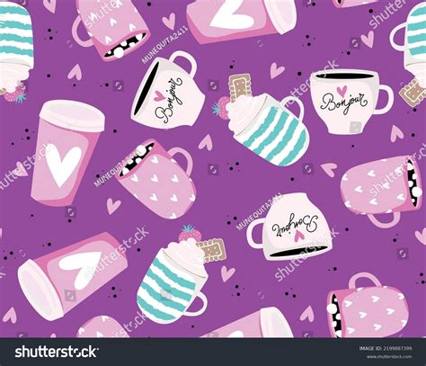 Cute Patterns Sweet Design Love Stock Vector Royalty Free 2199887399