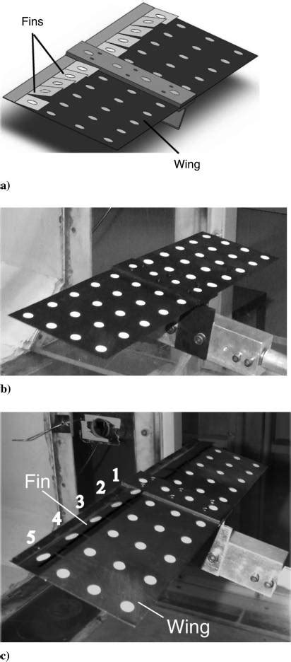Flat Plate Rectangular Wing With Flexible Fins A Conceptual Design Download Scientific