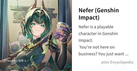 Nefer Genshin Impact Is Pixiv Encyclopedia