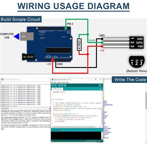 DS B Temperature Sensor With ESP And ThingSpeak OFF