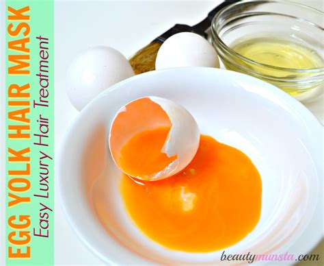 How To Make An Egg Yolk Hair Mask At Home Beautymunsta Free Natural Beauty Hacks And More