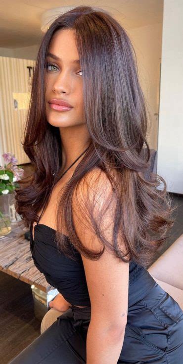49 Best Shades Of Brown Hair Colour Ideas Cinnamon Balayage Long