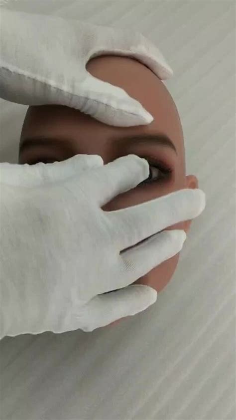 Realistic Silicone Sex Doll Head Implanted Hair Oral Sex Mobile Jaw