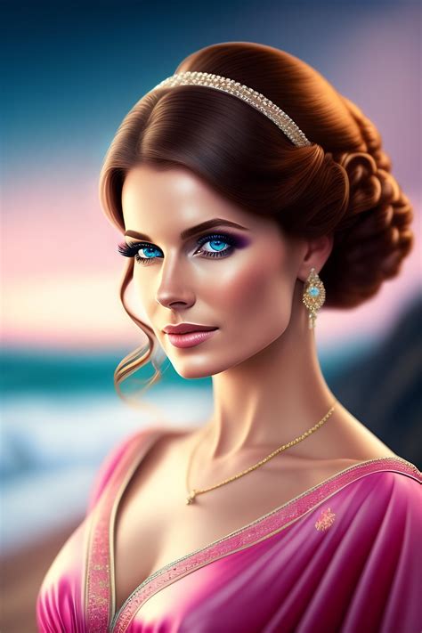 Ai 생성 여성 핑크빛 옷 갈색 Pixabay의 무료 이미지 Pixabay