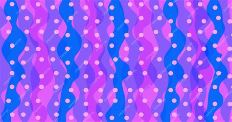 Premium Photo Blue And Purple Abstract Background With Wavy Lines And Dots Pattern Backdrop