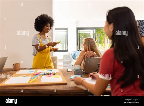 Start Up Business Collaborating On Project Friends Brainstorming With