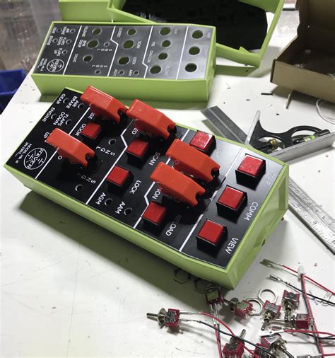 my third version of a combat flight sim controller for weapons comms