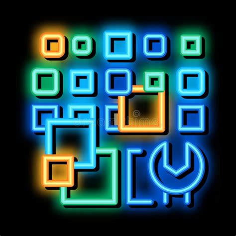 Particle Research Algorithm Doodle Icon Hand Drawn Illustration Stock Vector Illustration Of