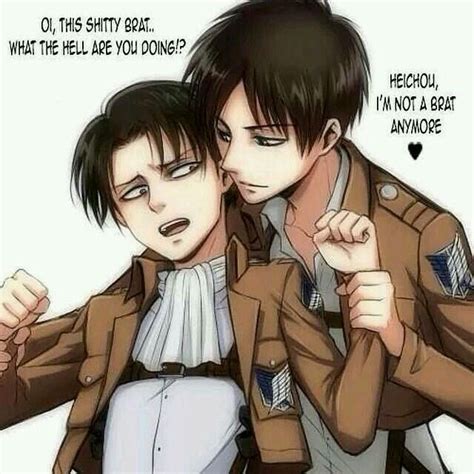 Eren X Levi Shingeki No Kyojin Attack On Titan Ereri Attack On