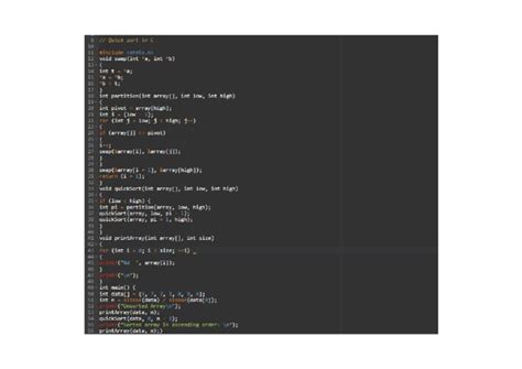 Quick Sort Code Pdf