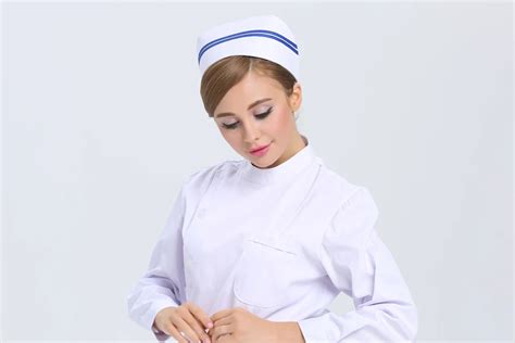 무료 배송 Oem 외과 간호사 캡 간호사 모자 틸트 블루 줄무늬 화이트 캡 뜨거운 판매hat Cap Salecap Woolcap Polo Aliexpress